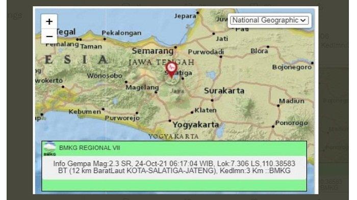32 Gempa Susulan Terjadi Di Ambarawa Dan Salatiga