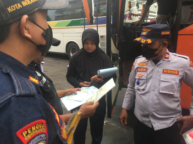 Hari Terakhir Ramp Check, Dishub Kota Bekasi Masih Temukan Bus Antarkota Tak Laik Jalan