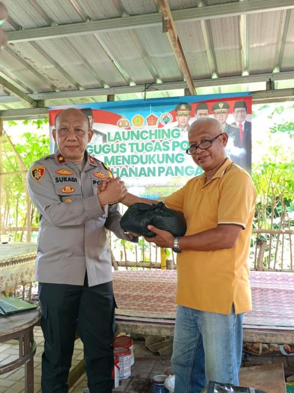 Kegiatan Launching Gugus Tugas Polri Mendukung Ketahanan Pangan