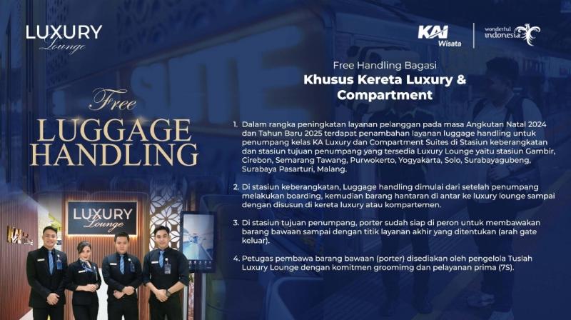 KAI Wisata Hadirkan Layanan Luggage Handling Luxury Class untuk Liburan ...